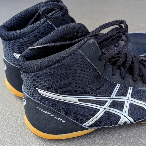 Asics | Shoes | Asics Matflex Wrestling Shoes Black 55 | Poshmark